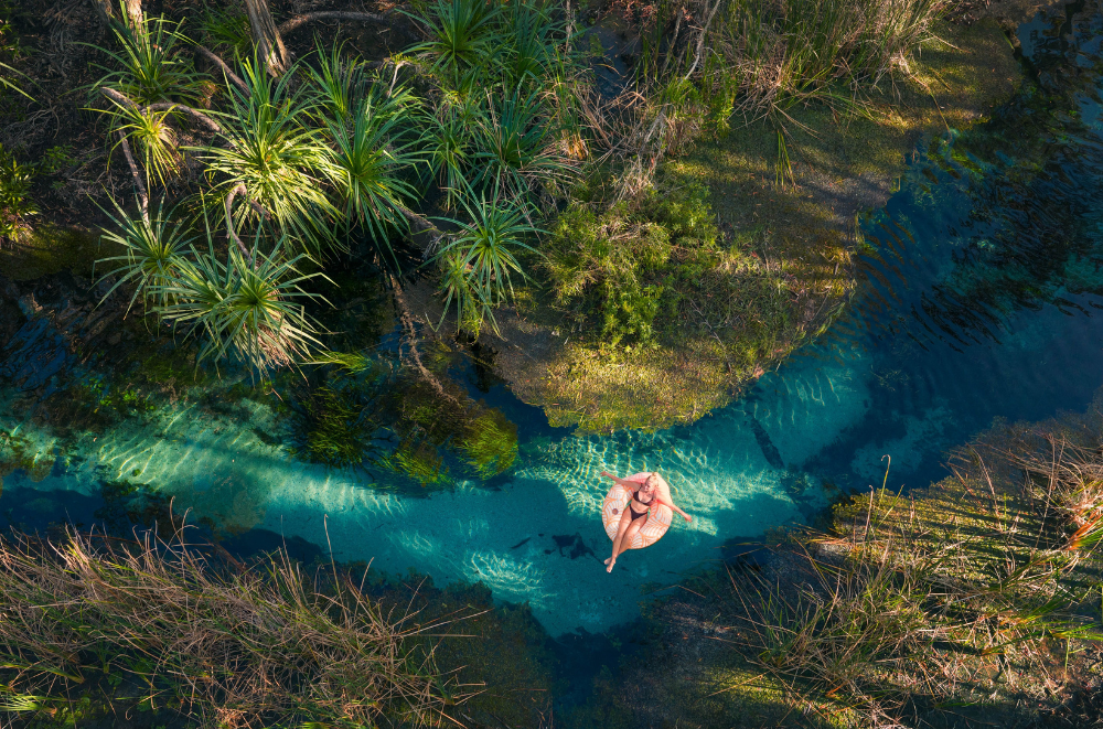 Float, Wander & Reset in Elsey National Park | Lets Go Caravan and Camping